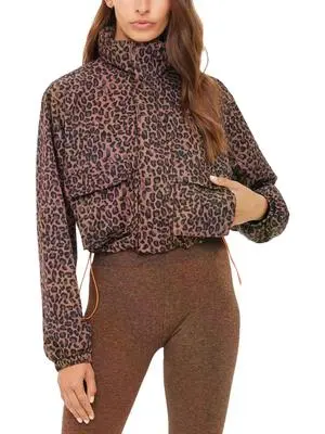 The Upside Ludlow Ace Leopard-print Jacket - Brown