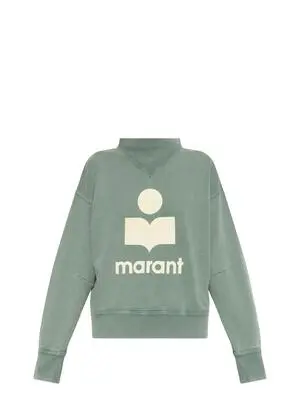 MARANT ETOILE Marant Étoile "Moby" Oversized Sweatshirt Green