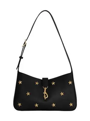 Rebecca Minkoff Small Megan Star Leather Shoulder Bag - Black