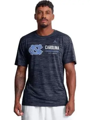 JORDAN BRAND North Carolina Tar Heels Sideline Velocity Dri-fit T-shirt - Navy