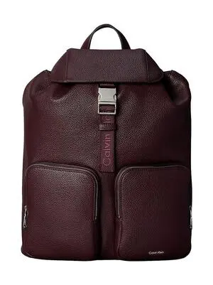 Calvin Klein Strap Flap Backpack - Fudge