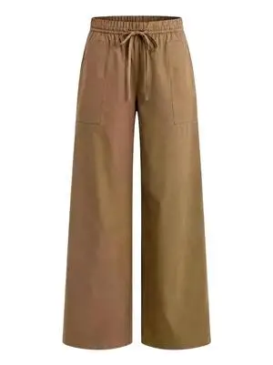 Vince Elasticated Drawstring Trousers - Brown