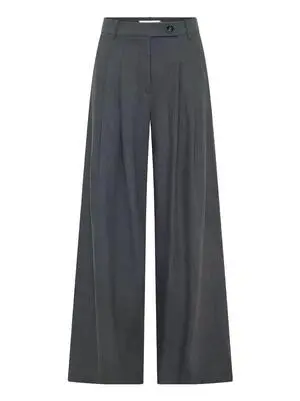 Anna Quan Luka Pleated Trousers - Grey