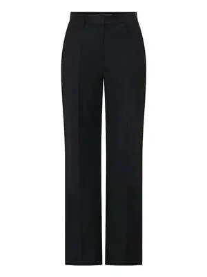 Anna Quan Archie Pleated Trousers - Black
