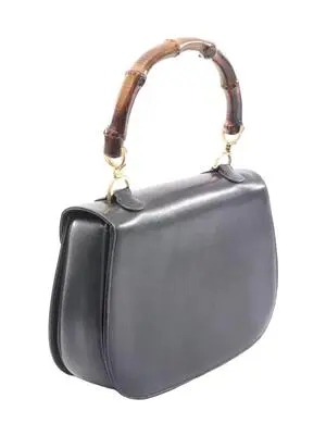 Gucci 1947 Bamboo Top Handle Handbag - Blue