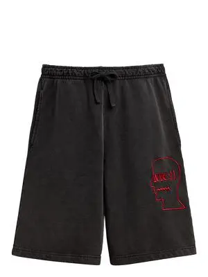 COACH X Brain Dead Embroidered Logo Sweatshorts - Black