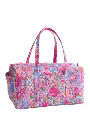 VERA BRADLEY Large Original Duffel Travel Bag - Pink