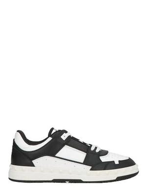 Valentino Garavani Leather Sneakers - Black