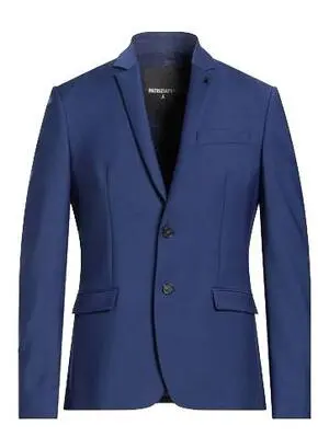 Patrizia Pepe Blazer Size Polyester, Virgin Wool, Elastane - Blue