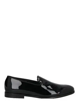 DOUCAL'S Patent Leather Loafers - Black