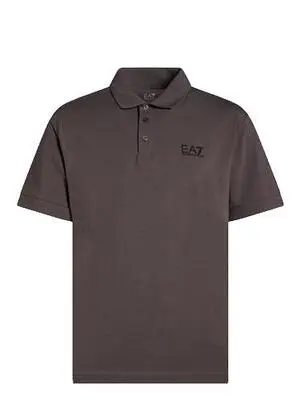 EA7 Polo Shirt Size Cotton, Elastane - Grey