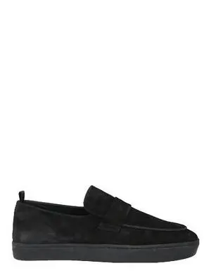 Officine Creative Suede Loafers - Black