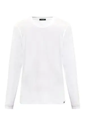 TOM FORD Long-sleeve Lounge T-shirt - White