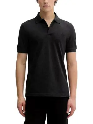 Fred Perry Embroidered-logo Piqué Polo Shirt Grey