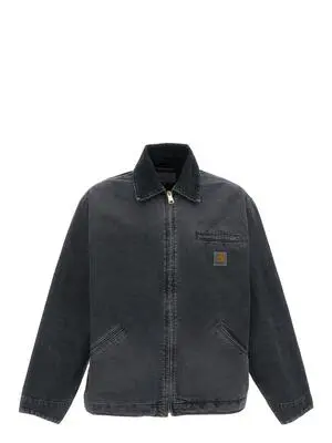 Carhartt Work In Progress Dearborn' Canvas Jacket - Nero