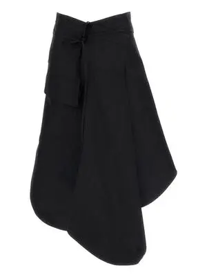 BOTTEGA VENETA Asymmetric Wrap Midi Skirt