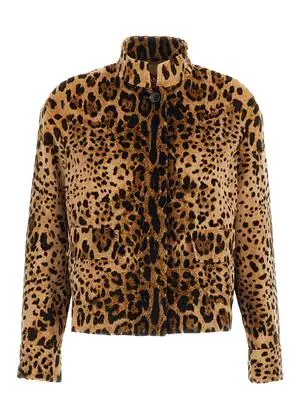 Max Mara Printed Velvet Blazer - Multicolore