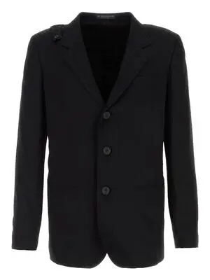 Yohji Yamamoto Wool Blazer - Black