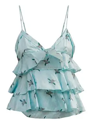 ELO Lawn Limited Edition Ruffle Top - Blue