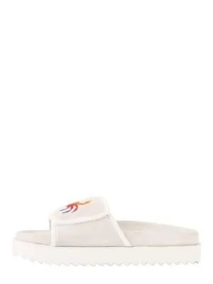 MYYAZ Phin Suede Slides - White