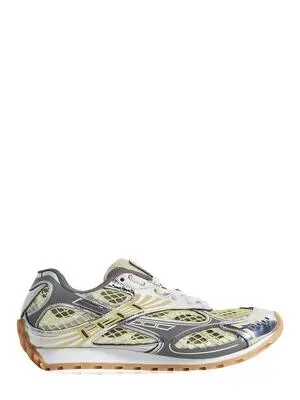 Bottega Veneta Bottega Veneta Orbit Lace-Up Technical Fishnet Sneakers Multi