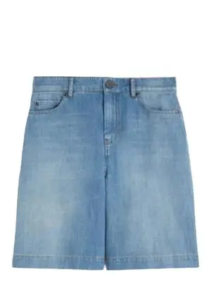 Max Mara Denim Shorts - Blue