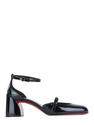 CHRISTIAN LOUBOUTIN Patent Leather Mary Jane Heels - Black