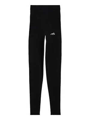 Balenciaga Technical Knit Leggings - Black
