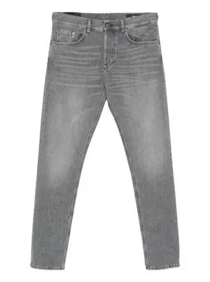 DONDUP Button Fly Front Jeans - Gray