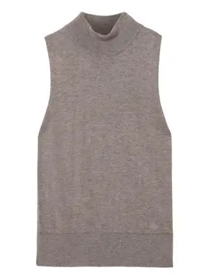 Varley Sleeveless Turtleneck Sweater - Gray