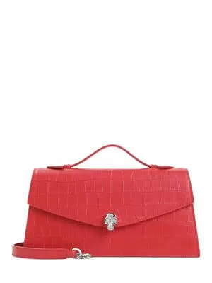 Alexander McQueen Skull Top Handle Bag - Red