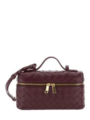 Bottega Veneta Zipped Shoulder Bag - Red