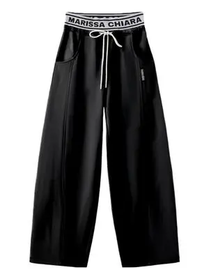 MARISSA CHIARA Marissa Chiara Logo Waist Track Pants