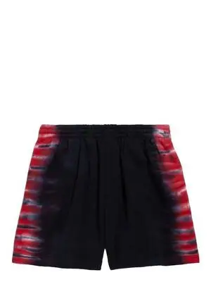 Balenciaga Extreme Tie Dye Regular Fit Bermuda Shorts - Black