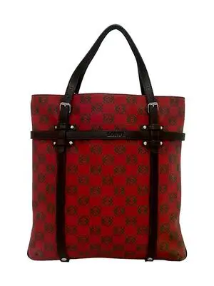 Loewe Anagram Coated Canvas Tote Bag - Red