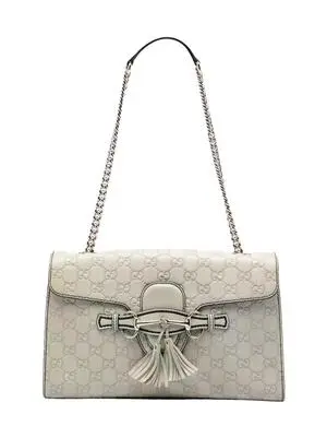 Gucci Medium Emily Shoulder Bag - Grey
