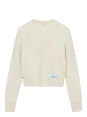 Loewe Embroidered Logo Sweater - Neutrals