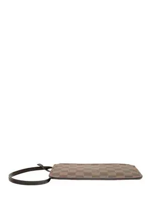 LOUIS VUITTON Damier Ebene Neverfull Mm Pouch - Brown