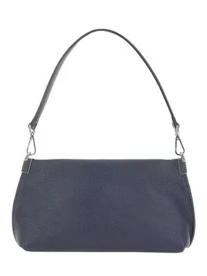 GIANNI CHIARINI Tumbled Leather Shoulder Bag - Blue
