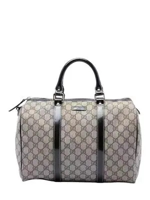 Gucci Medium Gg Supreme Joy Boston Bag - Neutrals