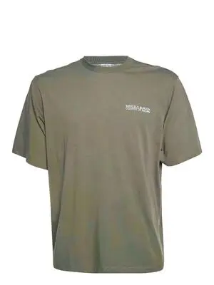 COUNTY OF MILAN Tempera Cross T-shirt - Green