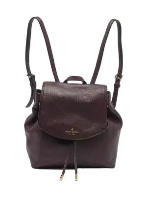 Kate Spade New York Pebbled Leather Backpack - Brown
