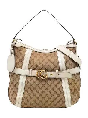 Gucci Gg Canvas Running Satchel - Neutrals