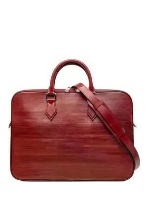 LOUIS VUITTON Epi Dandy Mm Business Bag - Red