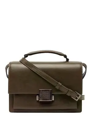 Saint Laurent Medium Calfskin Bellechasse Satchel - Brown