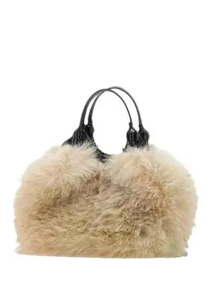 GIANNI CHIARINI GIANNI CHIARINI Dua Faux-Fur Tote Bag
