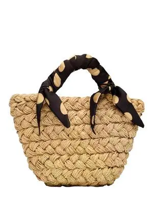 SIMONMILLER Woven Basket Mini Bag - Neutrals