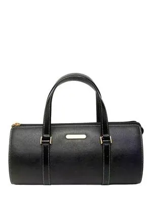 Burberry 20th Century Leather Handbag - Black