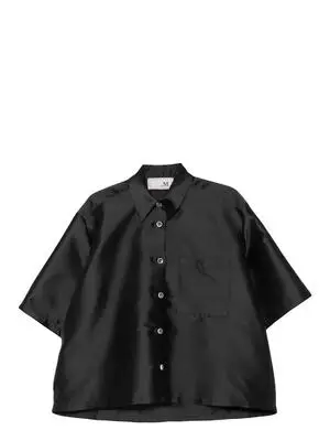 THE M.. Lidia Short-sleeve Shirt - Black