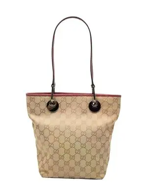 Gucci Gg Canvas Eclipse Tote Bag - Neutrals